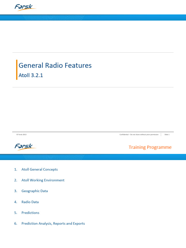 Atoll Software Overview and Features | PDF | Window (Computing) | Lte ...
