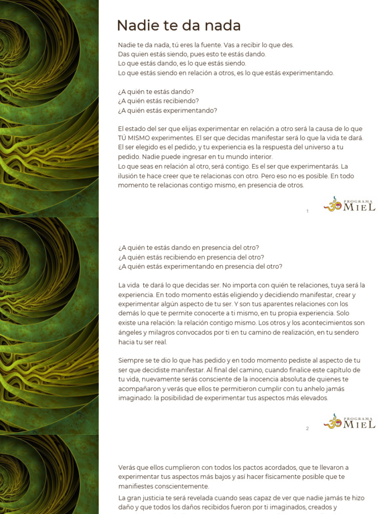 Nadie Te Da Nada | PDF | Sufrimiento | Amor