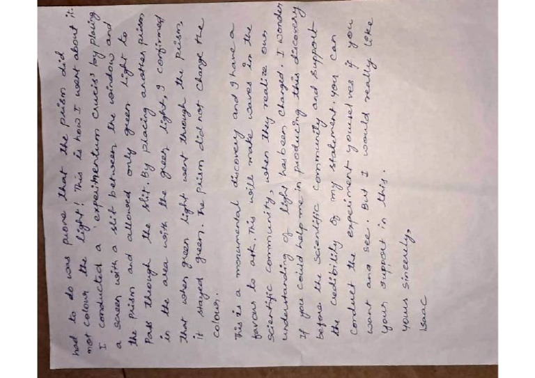 Class 7 Letter Writing-2 | PDF