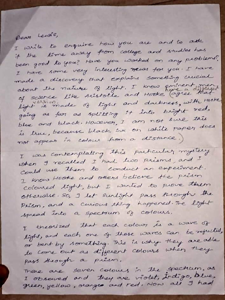 Class 7 Letter Writing Final | PDF