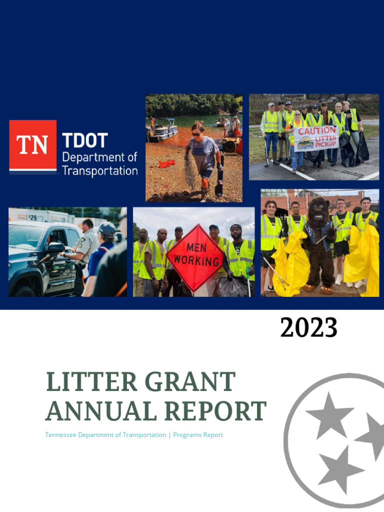 2023 Litter Grant Annual Report | PDF | Tennessee | Landfill