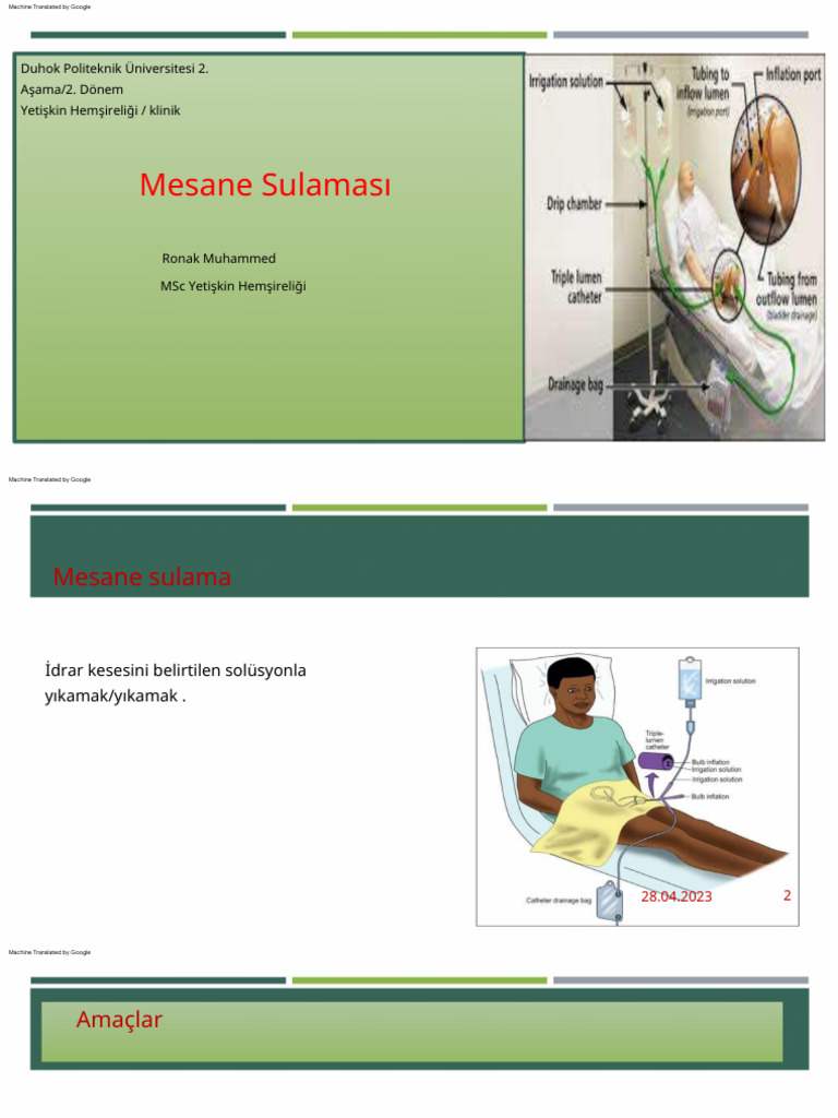 Bladder Irrigation (1) Turkish | PDF