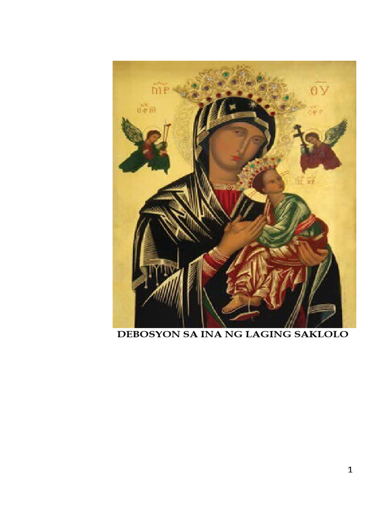 Nobena Sa Ina NG Laging Saklolo | PDF