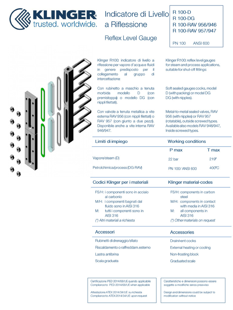 R100 Level Gauges | PDF