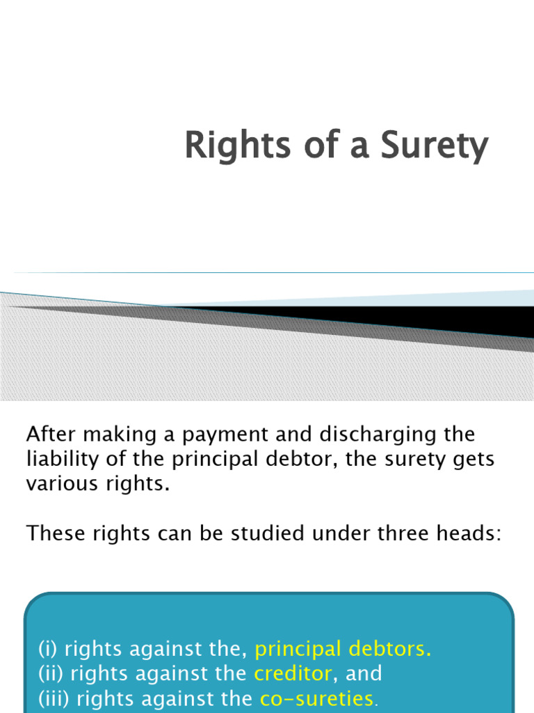 65f404617b87d - 6426b26ac4aa1 - Rights of A Surety, Discharge of Surety ...
