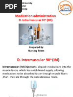 Intramuscular Injection Step by Step Final | PDF | Injection (Medicine)