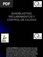 Procedimiento Tecnico de Sand Blast | PDF | Revestimiento | Abrasivo