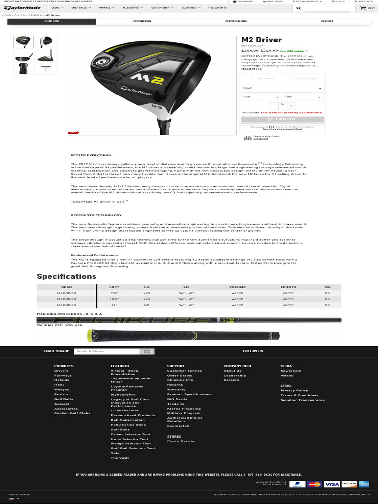 2017 M2 Driver - TaylorMade Golf | PDF