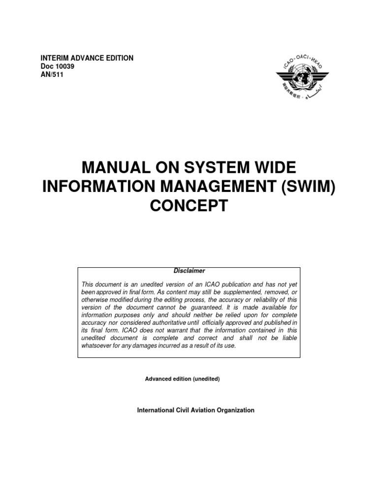 SWIM Manual | PDF | Service Oriented Architecture | Information