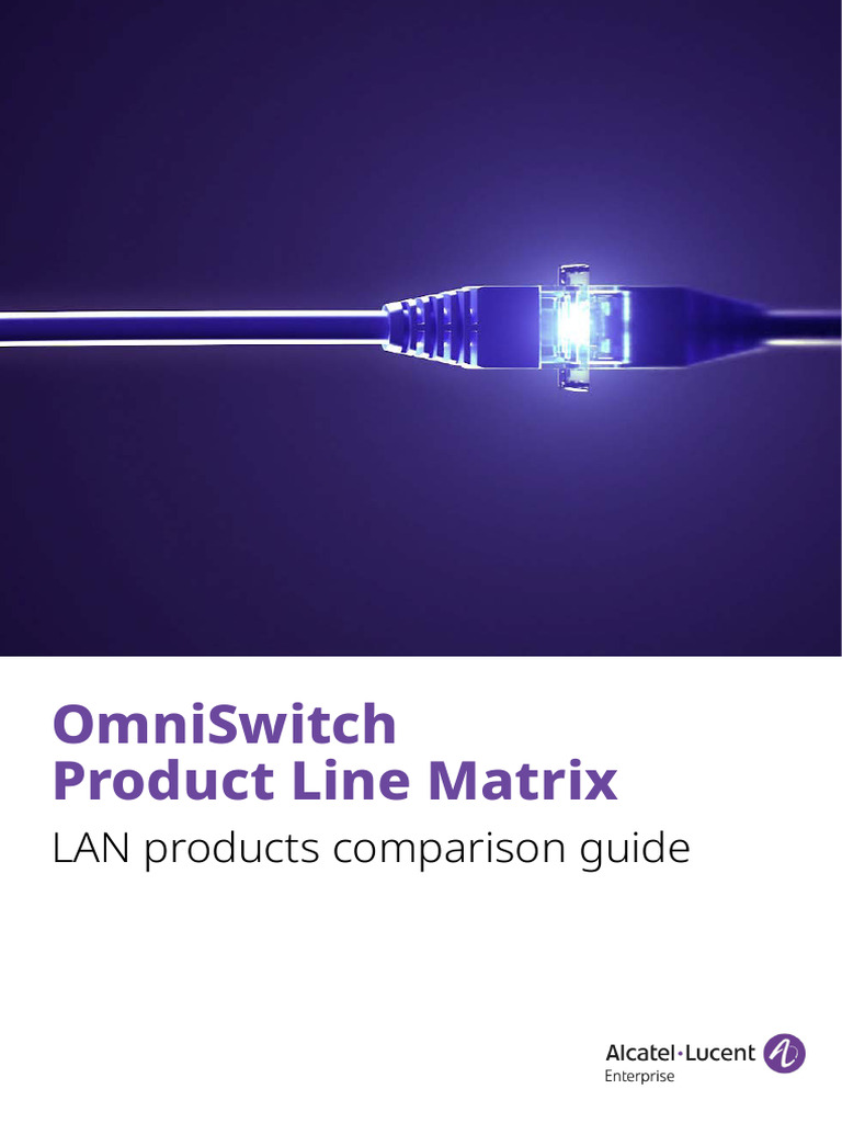 Product Omniswitch Matrix Comparison en | PDF | Networking Standards ...