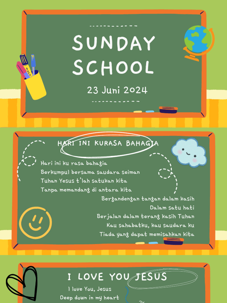 Contoh Slide Ibadah Sekolah Minggu | PDF