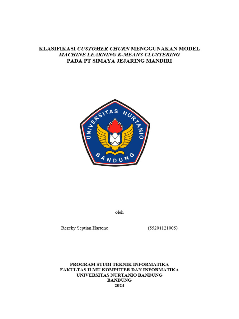 Klasifikasi Customer Churn PT Simaya | PDF