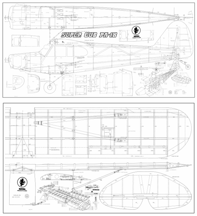 Super Cub PA-18 Plan | PDF