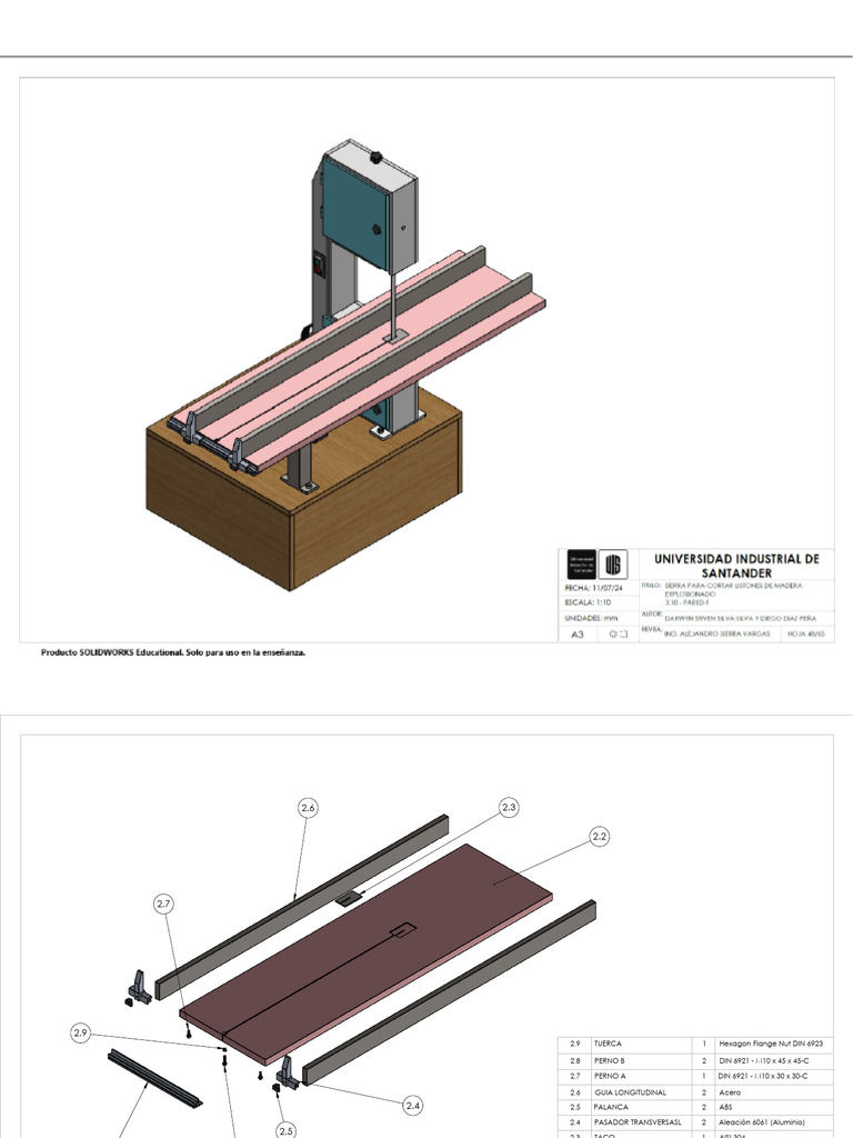 Planos Todo El Ensamblaje | PDF | Tornillo | Materiales de construcción