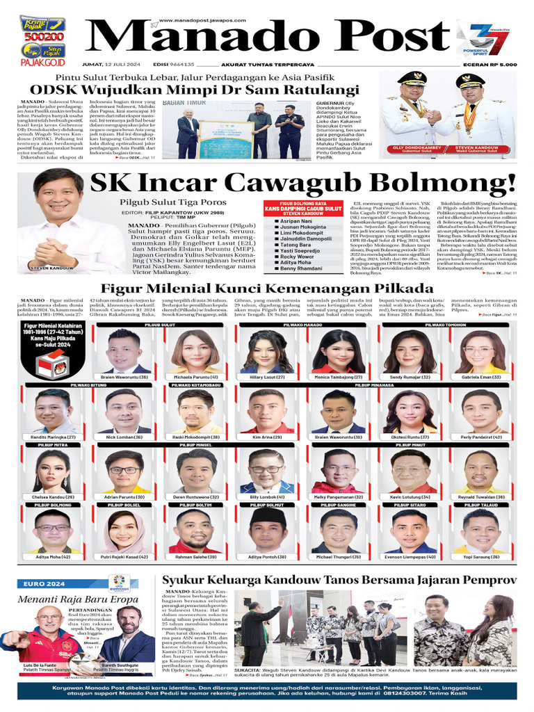 Manado Post 12 Juli 2024 Ok | PDF
