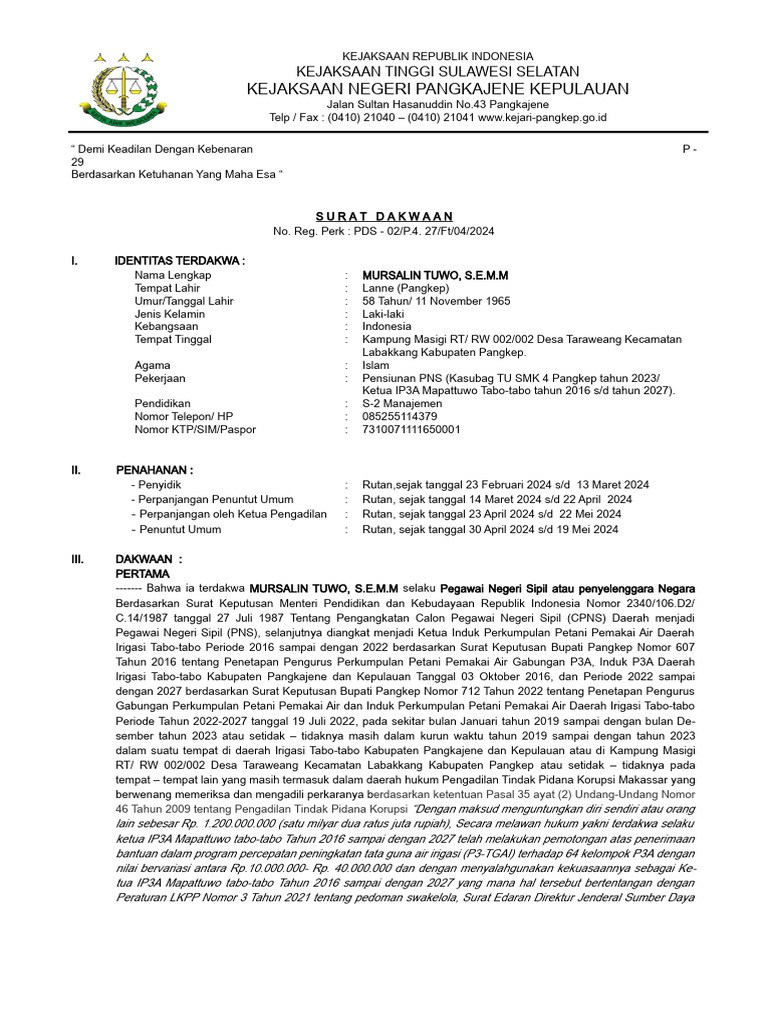 PN Mks 2024 PidSus-TPK 50 Dakwaan 1715137433 | PDF