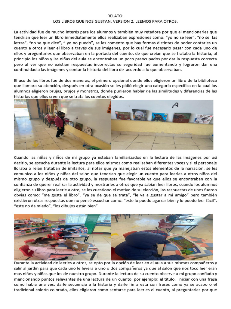 J034relato Los Libros Que Nos Gustan J034. Profra. Laura Jannet Lopez ...