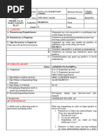 Learning Plan-Fil 6 - Uri NG Pandiwa | PDF