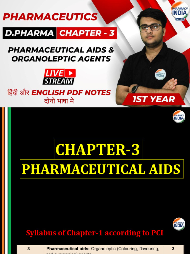 Pharmaceutics Chapter 3 Part 1 | PDF