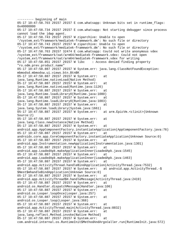 Logcat | PDF | Computer File | Java (Programming Language)