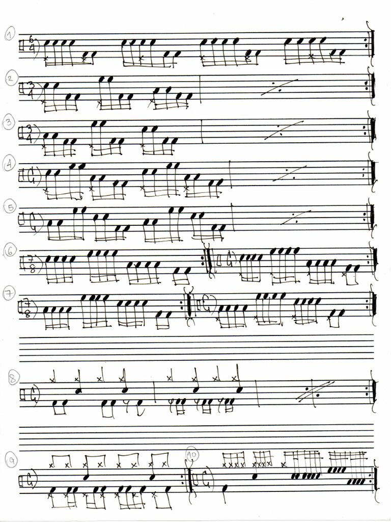 Bass Exercises Hand | PDF