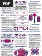 Itil 4 Foundation Cheat Sheet | PDF | Risk | It Service Management