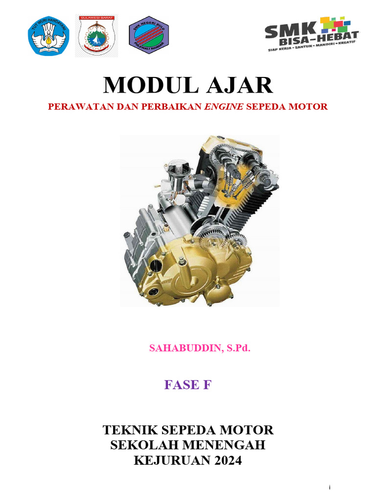 LK Modul Ajar Teknik Sepeda Motor - Perawatan Dan Perbaikan Engine Sepeda Motor - Fase F | PDF ...