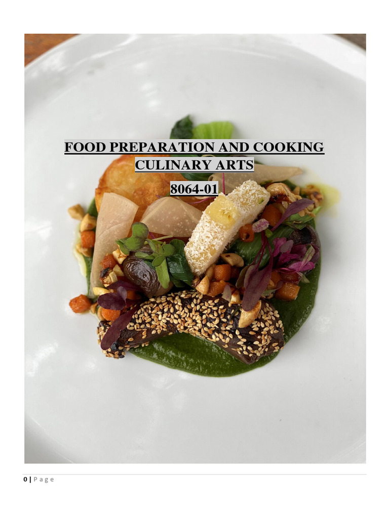 Culinary Arts Textbook | PDF | Menu | Obesity