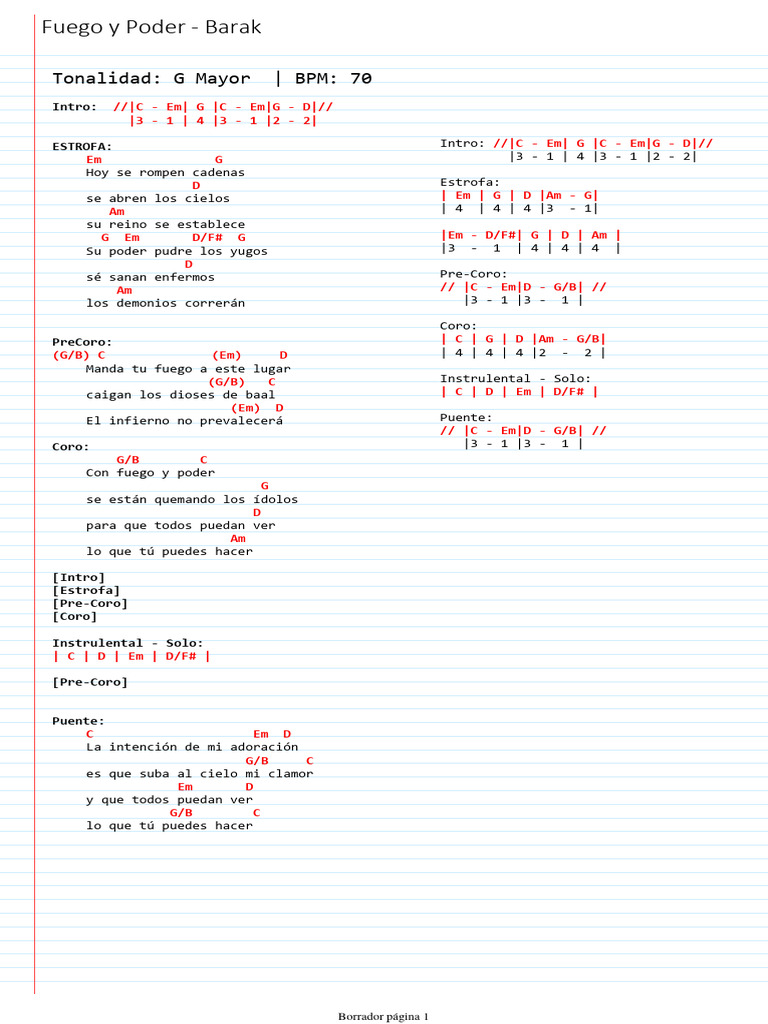 Fuego y Poder - Barak | PDF