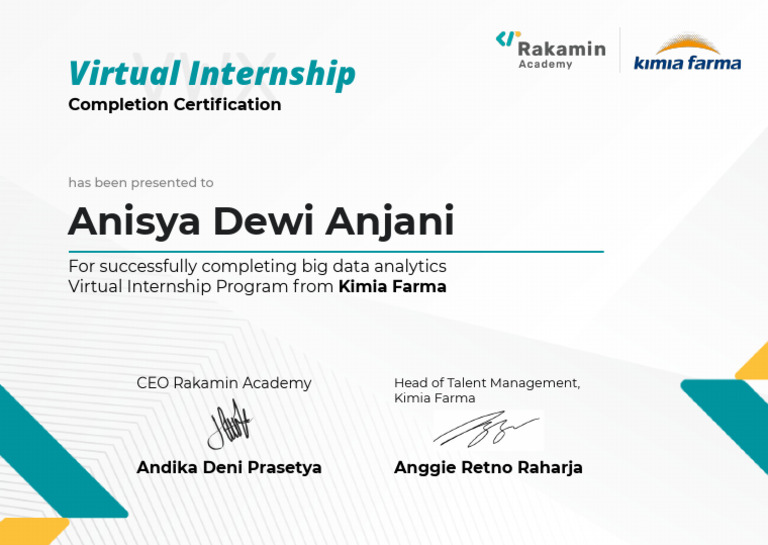 Sertifikat Intership | PDF