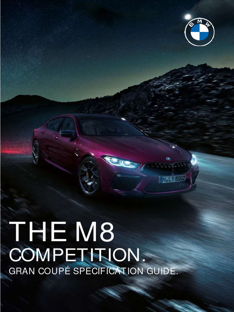 BMW M8 Competition Gran Coupe Specification Guide-F93.pdf - Asset.1629454603343 PDF | PDF ...
