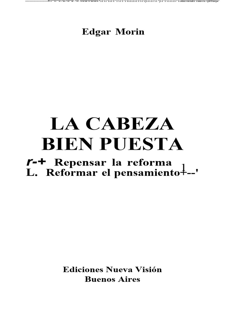 Inter-Pluri-Transdisciplinariedad - Morin | PDF | Biología | Paradigma