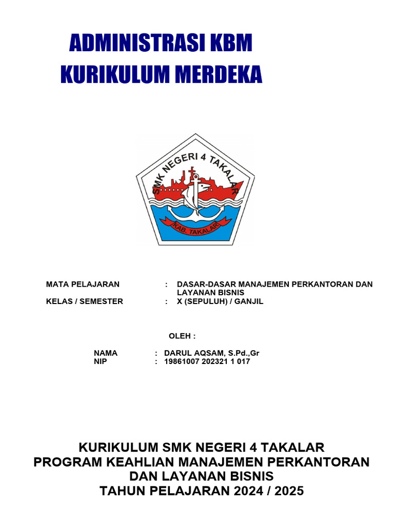 Prota Dan Prosem Merdeka | PDF