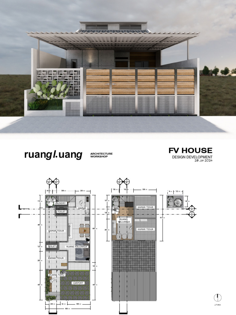 FV House Architectural Design Plans | PDF
