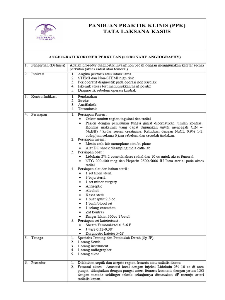 PANDUAN PRAKTIK KLINIS Jantung | PDF
