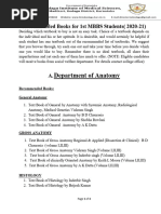 MBBS First Year Books | PDF