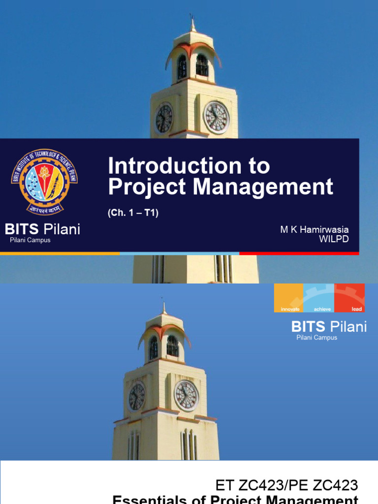 L1-Intro To PM | PDF | Product Lifecycle | Project Management