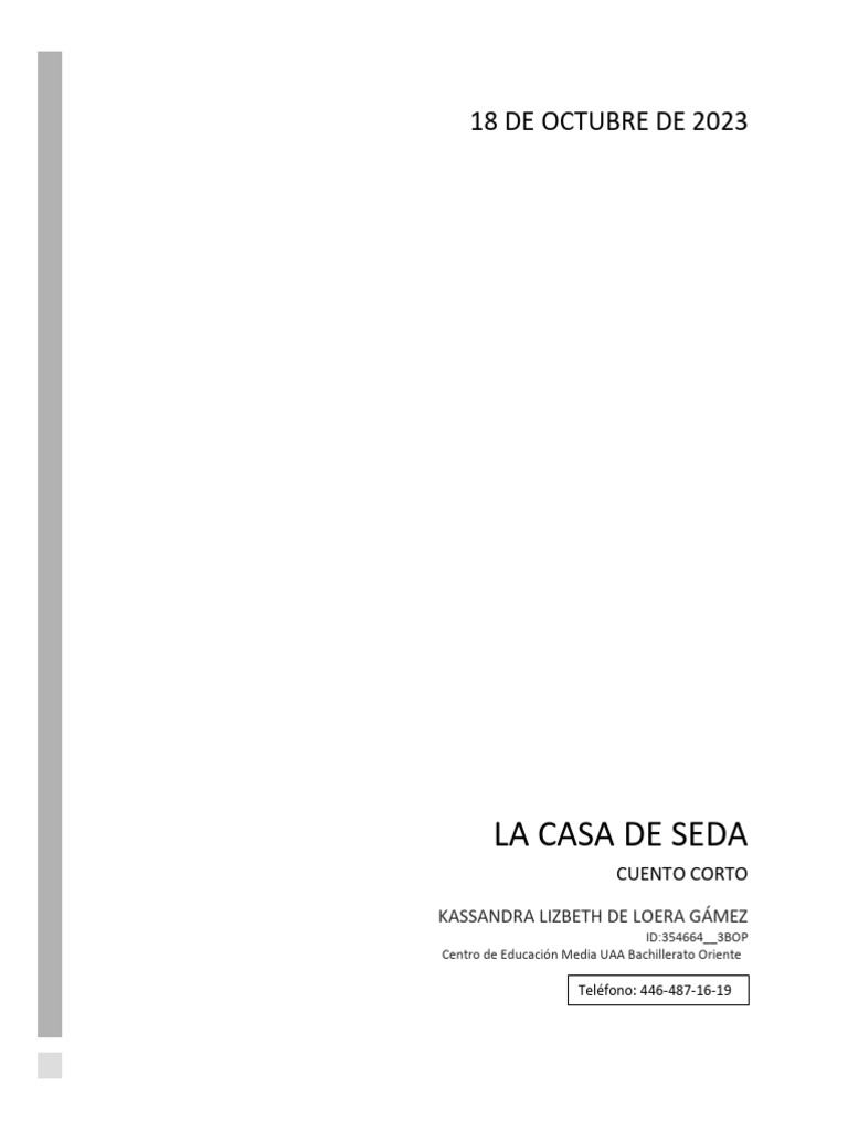 La Casade Seda | PDF | Seda
