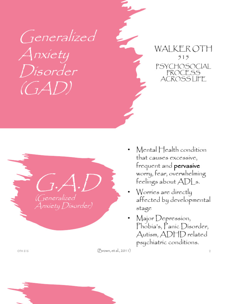 Understanding Generalized Anxiety Disorder | PDF | Mental Disorder ...