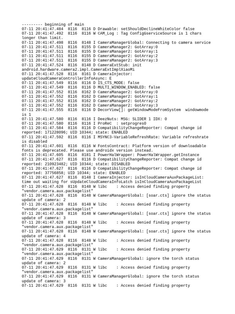 Log Cat 1720705307448 | PDF | Computing | System Software