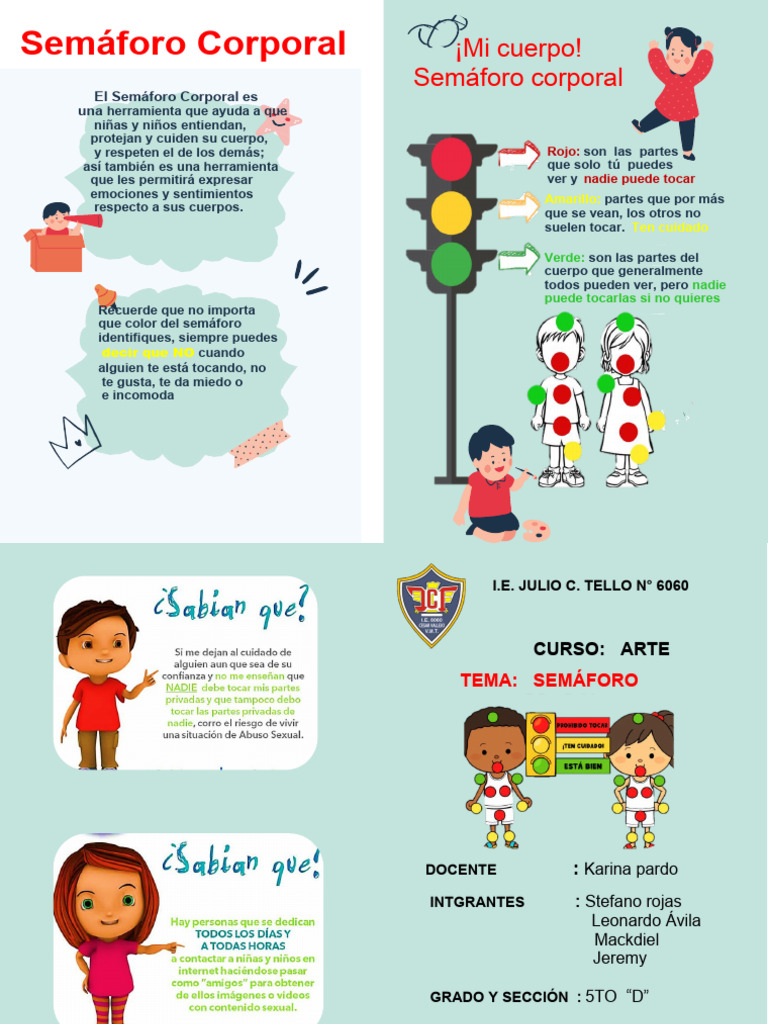Diptico de Semáforo Corporal | PDF