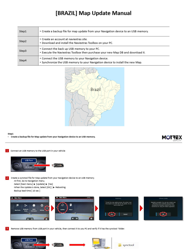 Kia Navigation Map Update Guide | PDF | Usb Flash Drive | Usb