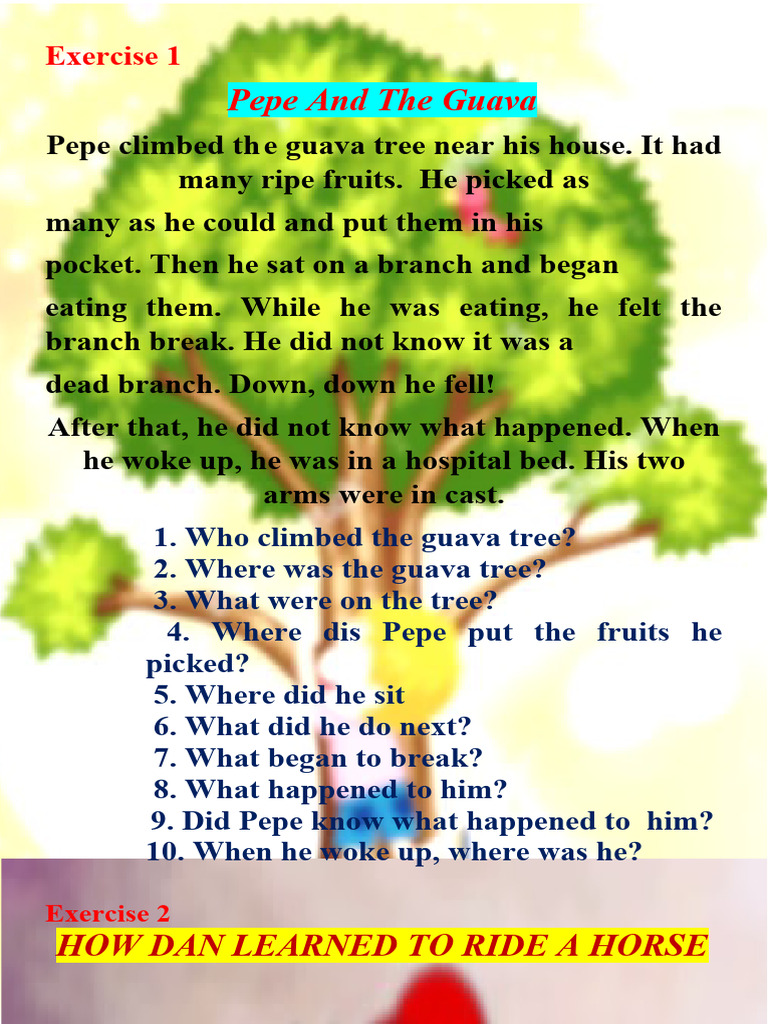 EDITED Exercise 1 40 Developing Reading Power Grade4 | PDF | Milk