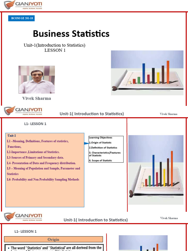 FS BCOM-2 (Lesson-1) | PDF | Statistics | Audit