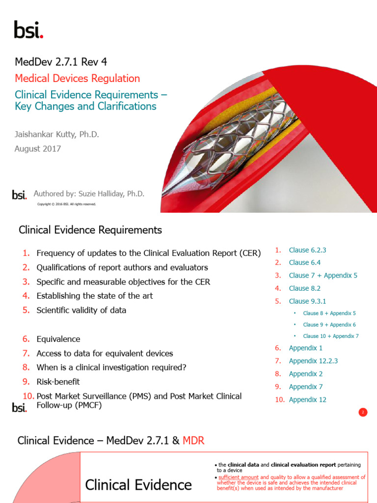 MDR MEDDEV v4 Clinical Requirements | PDF | Systematic Review
