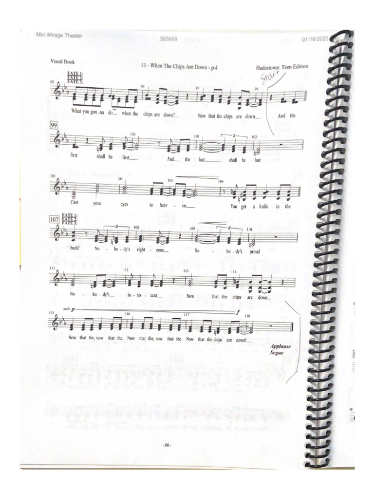 Fates - When The Chips Are Down | PDF