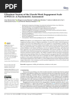UWES Work Engagement Assessment | PDF | Likert Scale | Questionnaire