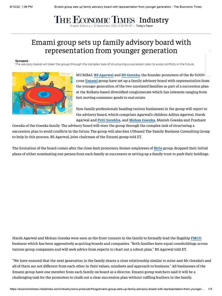 Emami group BOM | PDF | Venture Capital | Corporate Finance