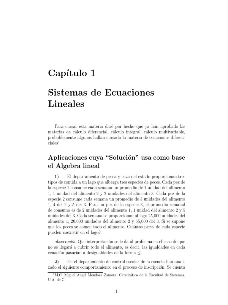 Cap 1 LIBROALGEBRA | PDF | Matriz (Matemáticas) | Álgebra lineal