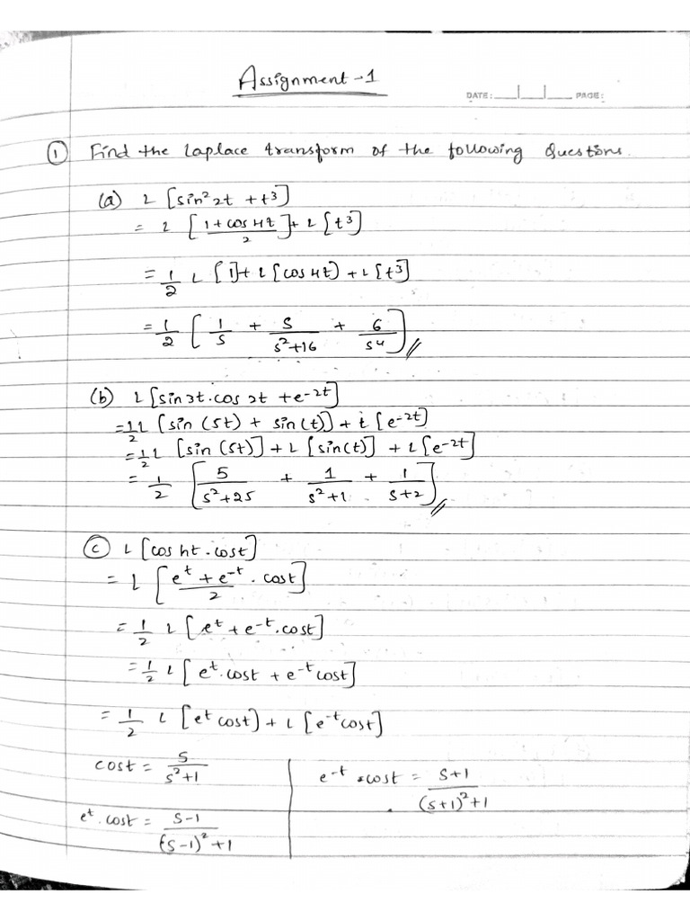 Maths Assignment For Engineering Pdf